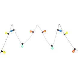 Globo LED Lichterkette, 10xE27 LED H: 0cm, L: 450cm