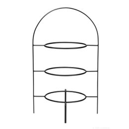 Asa Etagere 3-stufig f&uuml;r Essteller schwarz 27x49 cm