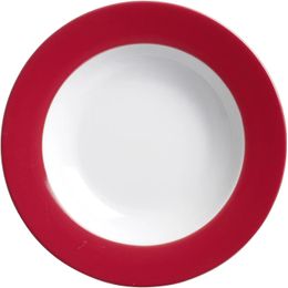 Ritzenhoff & Breker Ritzenhoff Suppenteller Doppio 22 cm Rot