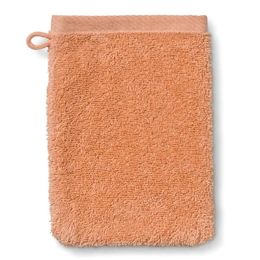 Kela Waschhandschuh Ladessa 15x21 cm Pfirsichrosa