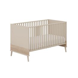 Paidi Babybett Eefje cashmere-beige/groovy oak ca. 140x70 cm