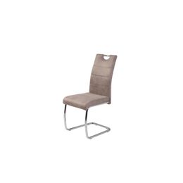 Hela Stuhl Freischwinger Flora II 920223 Vintage beige