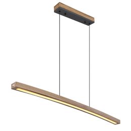 Globo H&auml;ngeleuchte Metall schwarz LED ca. 100x120 cm