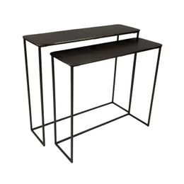 LC Garden Konsole 90x76x26 cm Schwarz