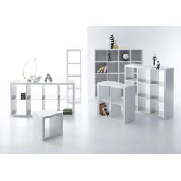 Bega-Consult Raumteiler/Regal Style, Wei&szlig;, BHT ca. 77x 77x38 cm