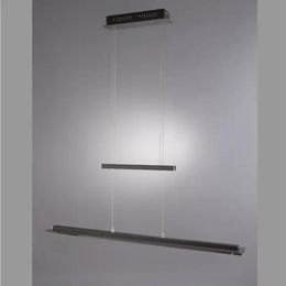 Fischer und Honsel F&H Pendelleuchte L88 B9 schwarz, rauchfarben, chromfarben