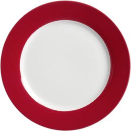 Ritzenhoff & Breker Ritzenhoff Dessertteller Doppio 20,5 cm Rot