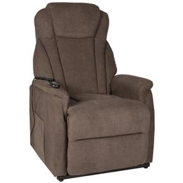 Duo Collection TV-Sessel mit Motor und Aufstehhilfe Toronto XXL Dunkelbraun, belastbar bis 150 kg