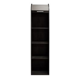 M&auml;usbacher Jalousieschrank RL_46-192 schwarzstahl / wei&szlig;