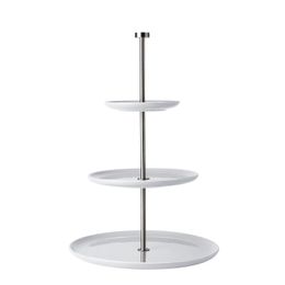 Asa 3-Stufige Etag&eacute;re Grande Flach wei&szlig; 30 cm