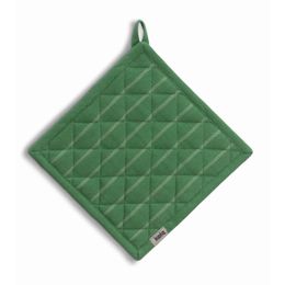 Kela Topflappen Cora Gr&uuml;n mit Streifen 20x20 cm