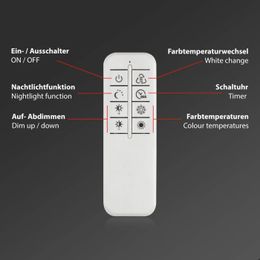 Briloner Leuchten BRILO CCT LED Wand- und Deckenleuchte, chrom-alu, 3xLED/16W