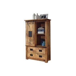 3S Frankenm&ouml;bel Highboard Mango lackiert ca. 90x150x45 cm