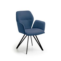 NIEHOFF SITZM&Ouml;BEL Niehoff Design-Armlehnenstuhl Merlot Blue