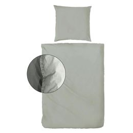 Hahn Haustextilien Hahn Renforce Bettw&auml;sche stonewashed Olive