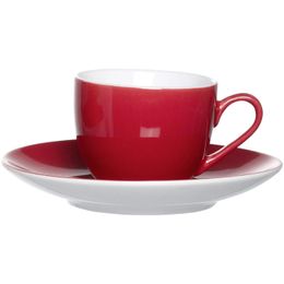 Ritzenhoff & Breker Ritzenhoff Espresso-Obertasse Doppio 80 ml Rot