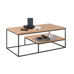 Stolkom Couchtisch Thore 2 Eiche massiv ca. 110x 42x60 cm