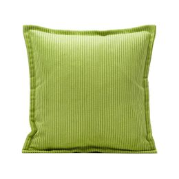 G&ouml;zze Capri Kissen Feincord-Optik Gr&uuml;n 40x40 cm