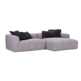Gutmann Sofa Aversa Teddy hellgrau ca. 280x175 cm