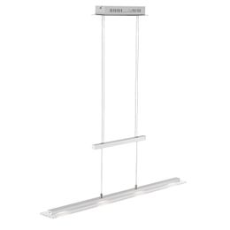 Fischer und Honsel F&H Leuchtenserie, 115 x 9 cm Nickelfarben, Chromfarben