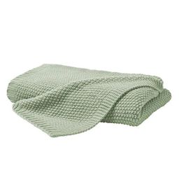 Hahn Haustextilien Hahn Strickdecke ca. 130x170 cm Salbei