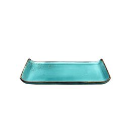 Creatable BBQ Platte Nature Water 16,5x33 cm Blau