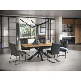 3S Frankenm&ouml;bel Tisch TI-0595 Wildeiche massiv ca. 180-265x75x100 cm