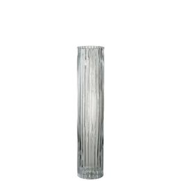 Jolipa Vase Zylinder Glas 8x40 cm, gro&szlig;