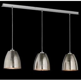 Fischer und Honsel F&H Pendelleuchte L107 nickelfarben, nickelfarben, nickelfarben