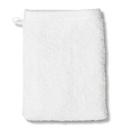 Kela Waschhandschuh Ladessa 15x21 cm Schneewei&szlig;