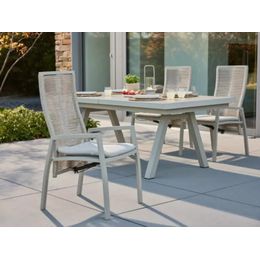 Interliving Positionsstuhl Alu Taupe ca. 63x57x107 cm
