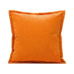 G&ouml;zze Capri Kissen Feincord-Optik Orange 40x40 cm