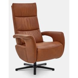 Hukla Relaxsessel Lucky Cloudy Cognac inkl. manuelle Verstellung ca. 72x110x85 cm