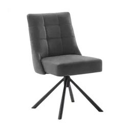 Easy Stuhl Winston Vintagelook anthrazit drehbar ca. 50x87x68 cm