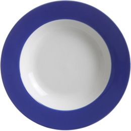 Ritzenhoff & Breker Ritzenhoff Suppenteller Doppio 22 cm Blau