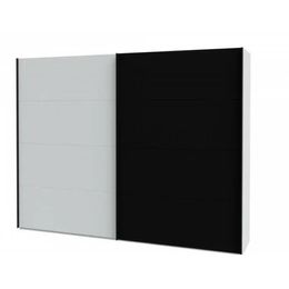 FORTE Schwebet&uuml;renschrank High Rock Secret grey/Fabric Black ca. 270x211x62 cm