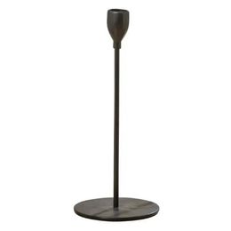 Boltze Kerzenhalter Malte Eisen schwarz 23 cm