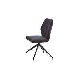 NIEHOFF SITZM&Ouml;BEL Niehoff Design-Stuhl Windhoek Anthrazit 180 Grad drehbar