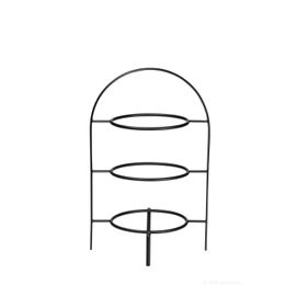Asa Etagere 3-stufig f&uuml;r Dessertteller Ligne Noire 21x37 cm