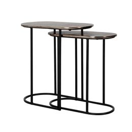 Richmond Interiors End table Chandon set of 2 (Champagne gold)