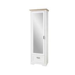 Innostyle Garderobenschrank Jasmin Pinie Hell/Eiche Artisan ca. 65x204x41 cm