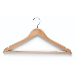 zeller Kleiderb&uuml;gel-Set 6-tlg. Naturfarben Holz 44 cm