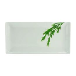 Creatable BBQ Platte 32 x 16 cm Wei&szlig;