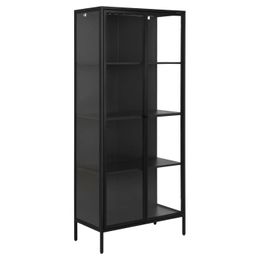 Actona Vitrine Newcastle Schwarz