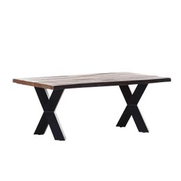 Gutmann Couchtisch Siesta natur/schwarz 110x70x46 cm
