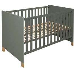 M&auml;usbacher Babybett pine green matt lack / pine green matt lack