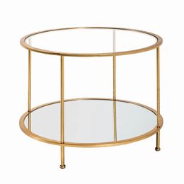 HAKU Beistelltisch Faro 3 gold ca. 45cm hoch