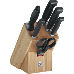 Zwilling Messerblock 7-tlg. Metallfarben/Schwarz/Bambusfarben
