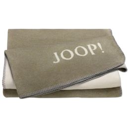 JOOP! Wohndecke Melange Oliv/Natur 150x200 cm