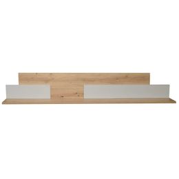 M&auml;usbacher Wandboard kreidegrau matt lack / asteiche